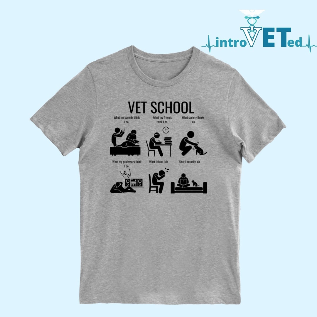 Vet Student Shirt Veterinarian Meme, Funny Vet Student Shirt, DVM ...