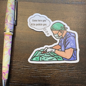 Surgeon Sticker 5-pack,funny Doctor Sticker Pack,surgeon Stickers ...
