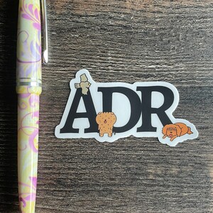 ADR Sticker,ain't Doing Right Sticker,vet Med Sticker,veterinary ...