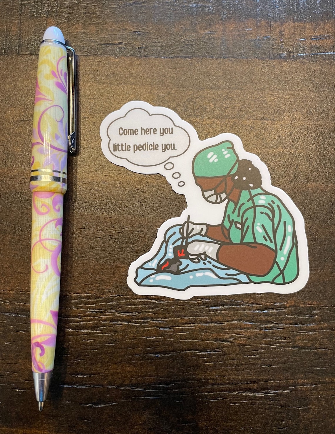 Surgeon Sticker 5-packfunny Doctor Sticker Packsurgeon | Etsy