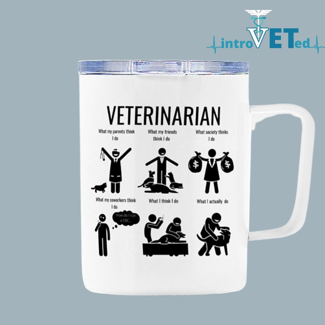 Veterinarian Travel Mug,vet Coffee Mug,veterinarian Gift, Gift for ...