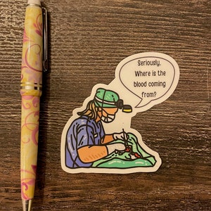 Surgeon Sticker 5-pack,funny Doctor Sticker Pack,surgeon Stickers ...
