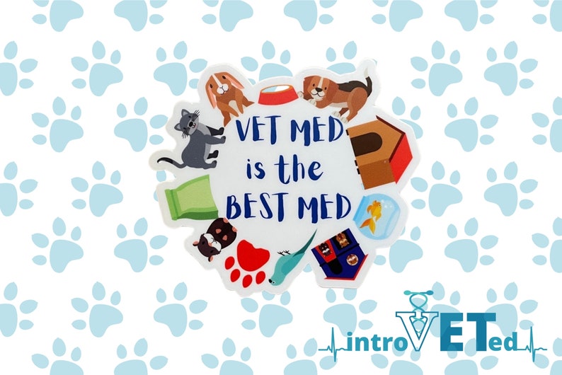 Veterinary Medicine Sticker Veterinarian Sticker Vet | Etsy