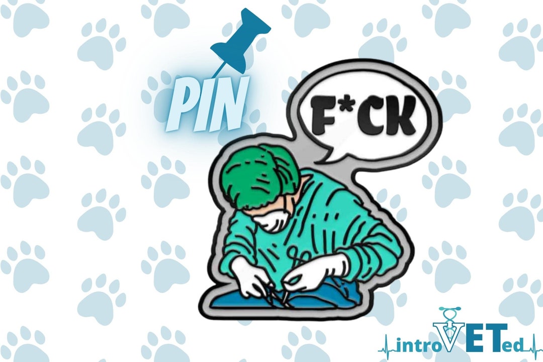 FCK Surgeon Pin,surgeon Pin,doctor Pin,veterinarian Pin,md Pin,surgical ...