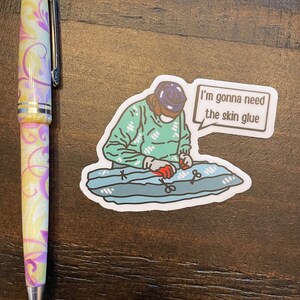 Surgeon Sticker 5-pack,funny Doctor Sticker Pack,surgeon Stickers ...