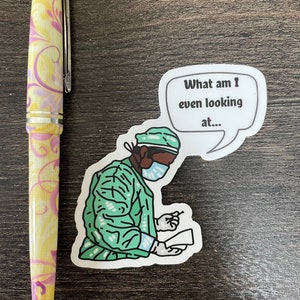 Surgeon Sticker 5-pack,funny Doctor Sticker Pack,surgeon Stickers ...