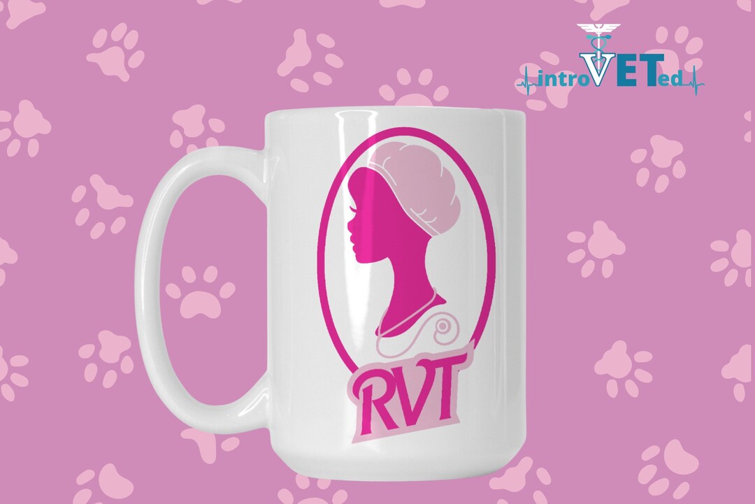 RVT Doll Mug,vet Nurse Mug,vet Nurse Coffee Mug,vet Tech Mug,vet Tech ...