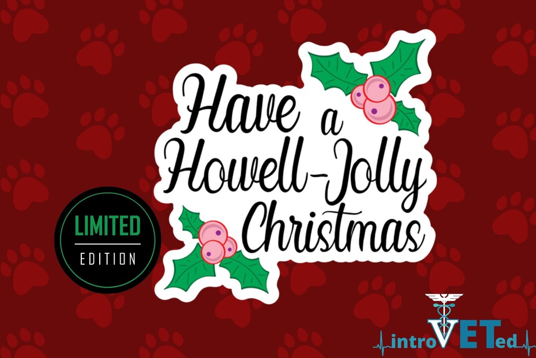 Have A Howell-jolly Christmas Sticker,hematology Sticker,clinical ...