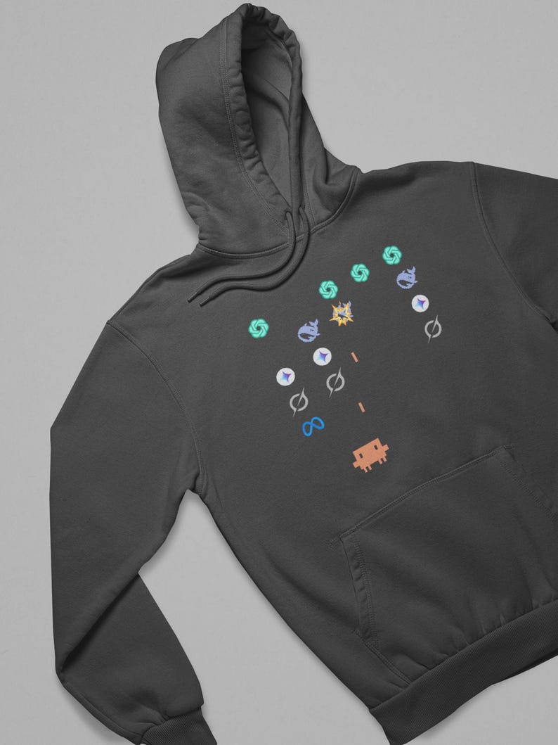 Hoodie Claude Code Vs Space Invaders AI Galaxy Battle - Etsy Canada
