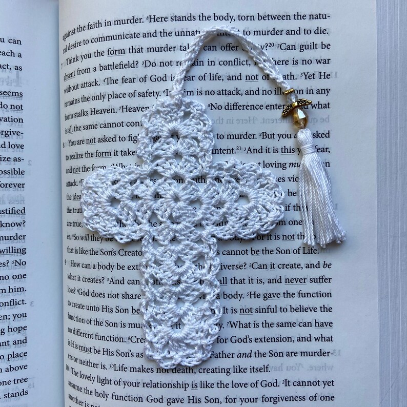 Cross Bookmark - Etsy