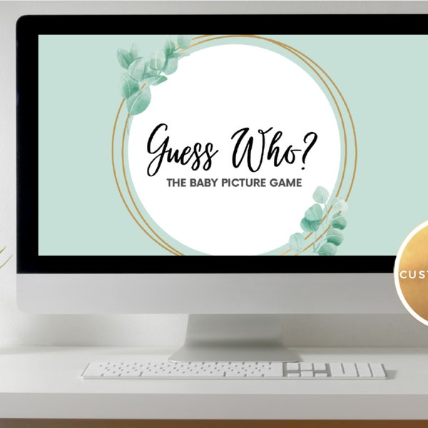 Virtual Baby Shower Powerpoint - Etsy