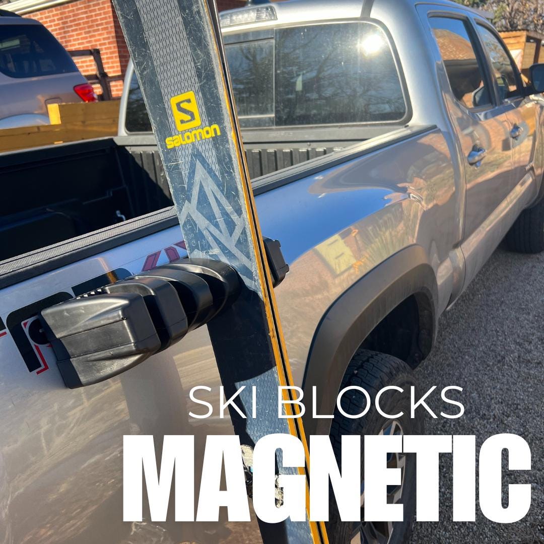 Magnetic SKI BLOCK | Single Block - Etsy