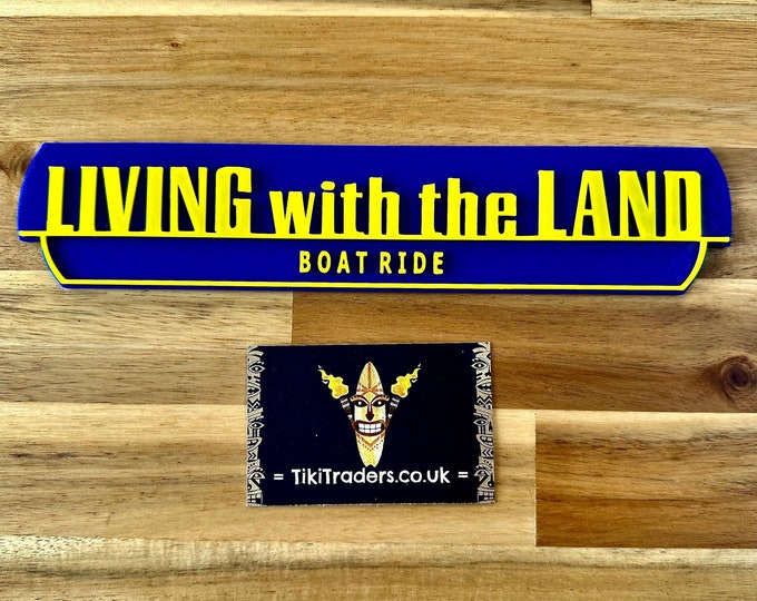 Living With the Land Epcot Wall Sign - Disney World Wall Sign From the ...