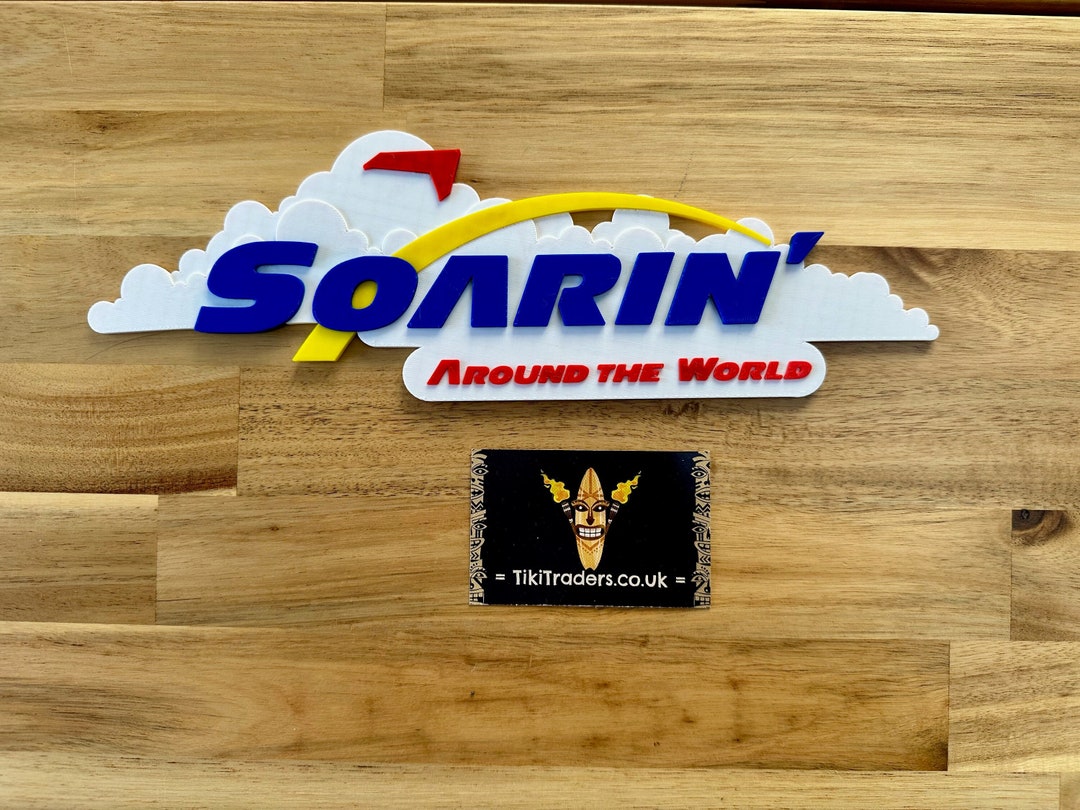 Soarin' Around the World Epcot Sign Walt Disney World - Etsy