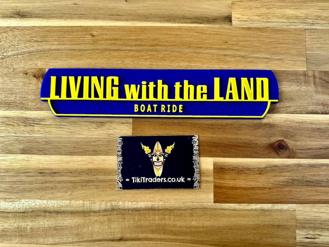 Living With the Land Epcot Wall Sign Disney World Wall Sign - Etsy