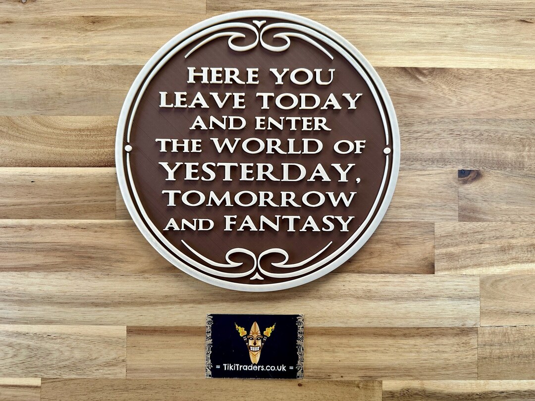 Disney Magic Kingdom Entrance Plaque Sign From Walt Disney World - Etsy