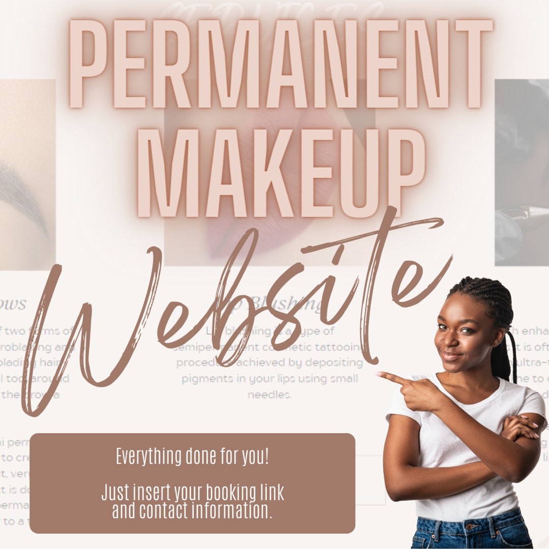 Permanent Makeup Website - Etsy