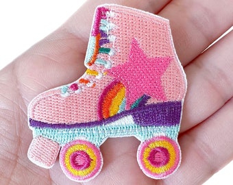 Roller Derby Patch Roller Skate Iron on Patch Skating Embroidered ...