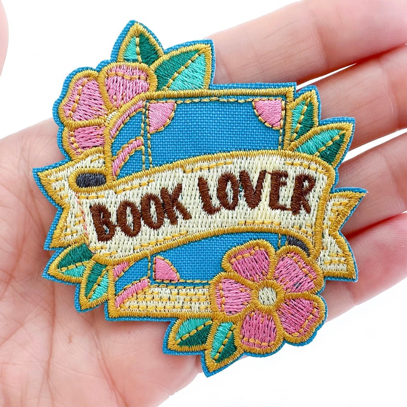 I Love Books Patches - Etsy