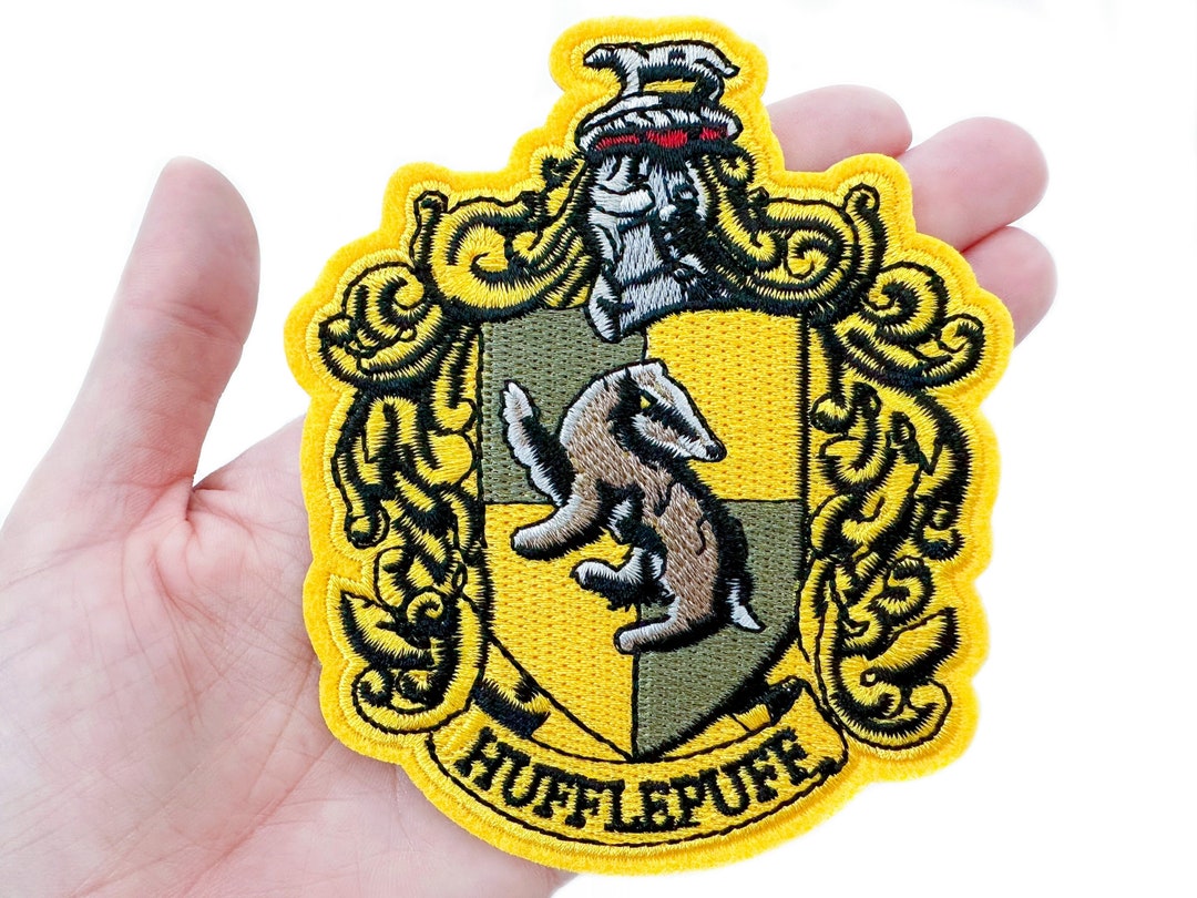 Hufflepuff Harry Potter Hogwarts Embroidered Iron-on Patch Harry Potter ...