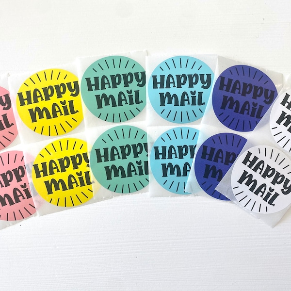 Happy Mail Stickers - Etsy