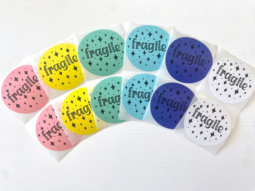 Fragile Sticker | Packaging Stickers | 2" Sticker | Thermal Sticker ...