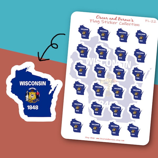 Wisconsin Favor - Etsy