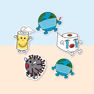 Pandemic Time Capsule Sticker Sheet | Life During Covid | Journal ...