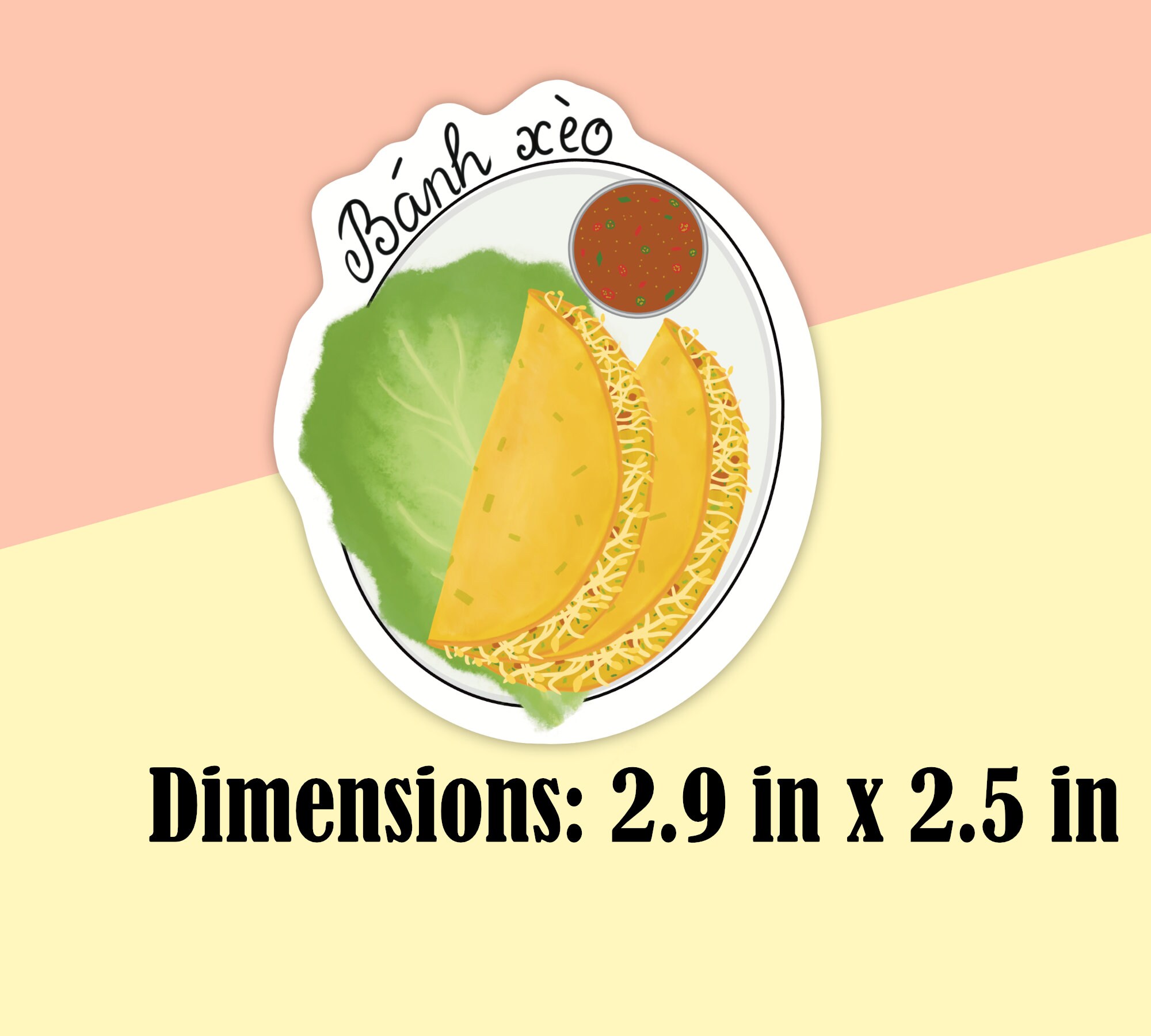 Vietnamese Foodies Sticker Pack Asian Food Stickers 5 Individual Die ...