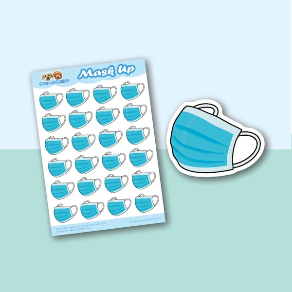 Mask Sticker - Etsy