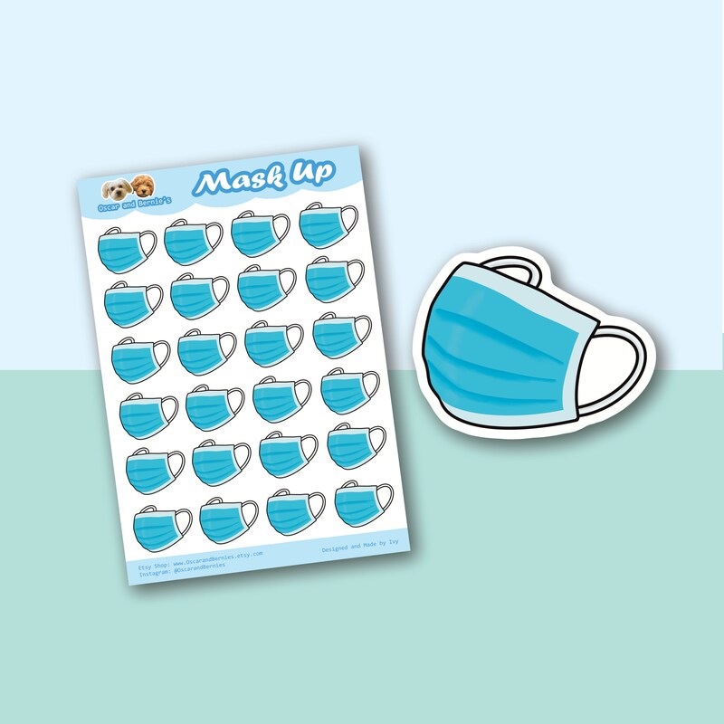 Mask Sticker - Etsy