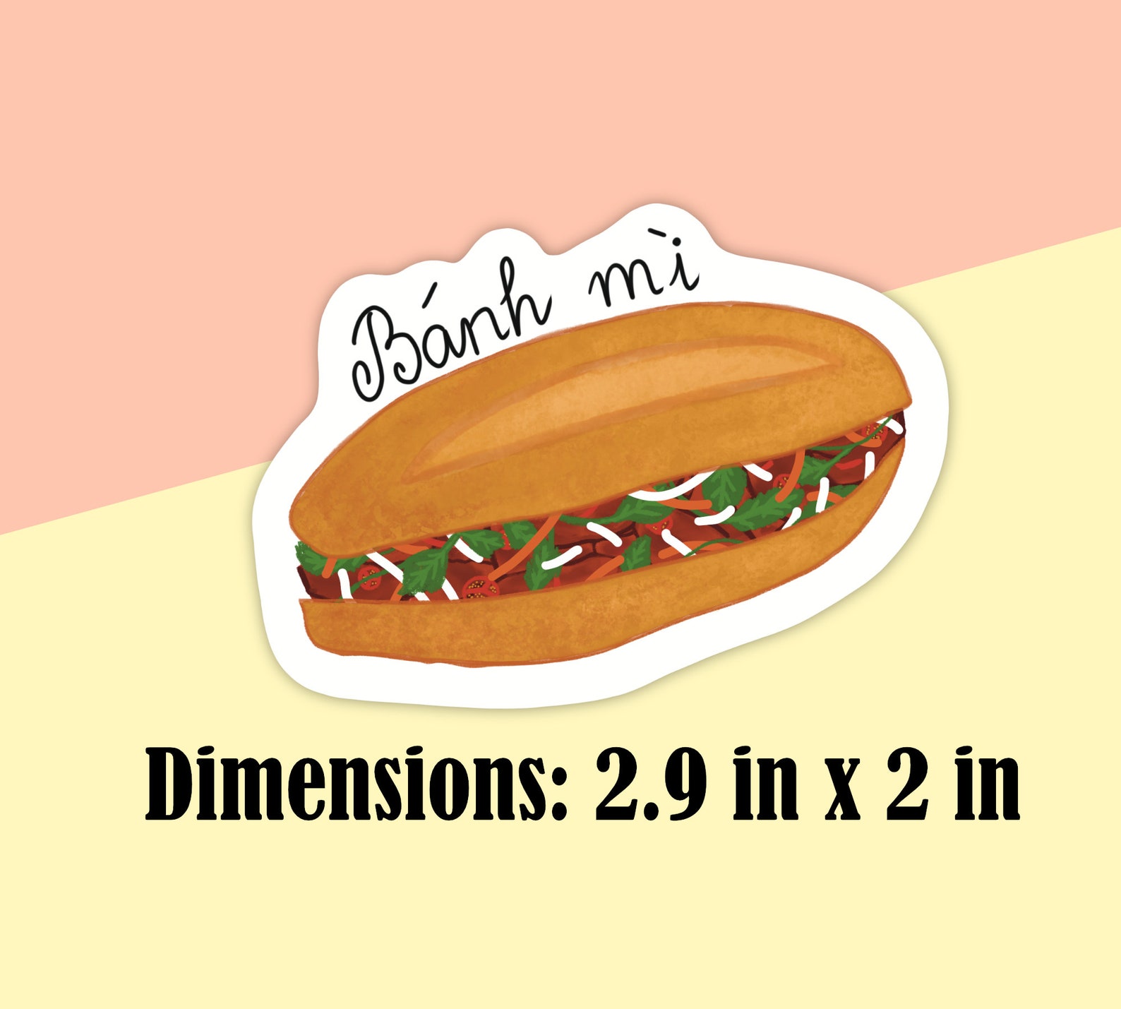 Vietnamese Foodies Sticker Pack Asian Food Stickers 5 Individual Die ...