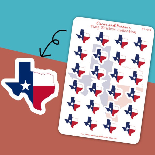 Texas State Map - Etsy