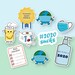 Pandemic Time Capsule Sticker Pack COVID Life 9 Individual Die-cut ...