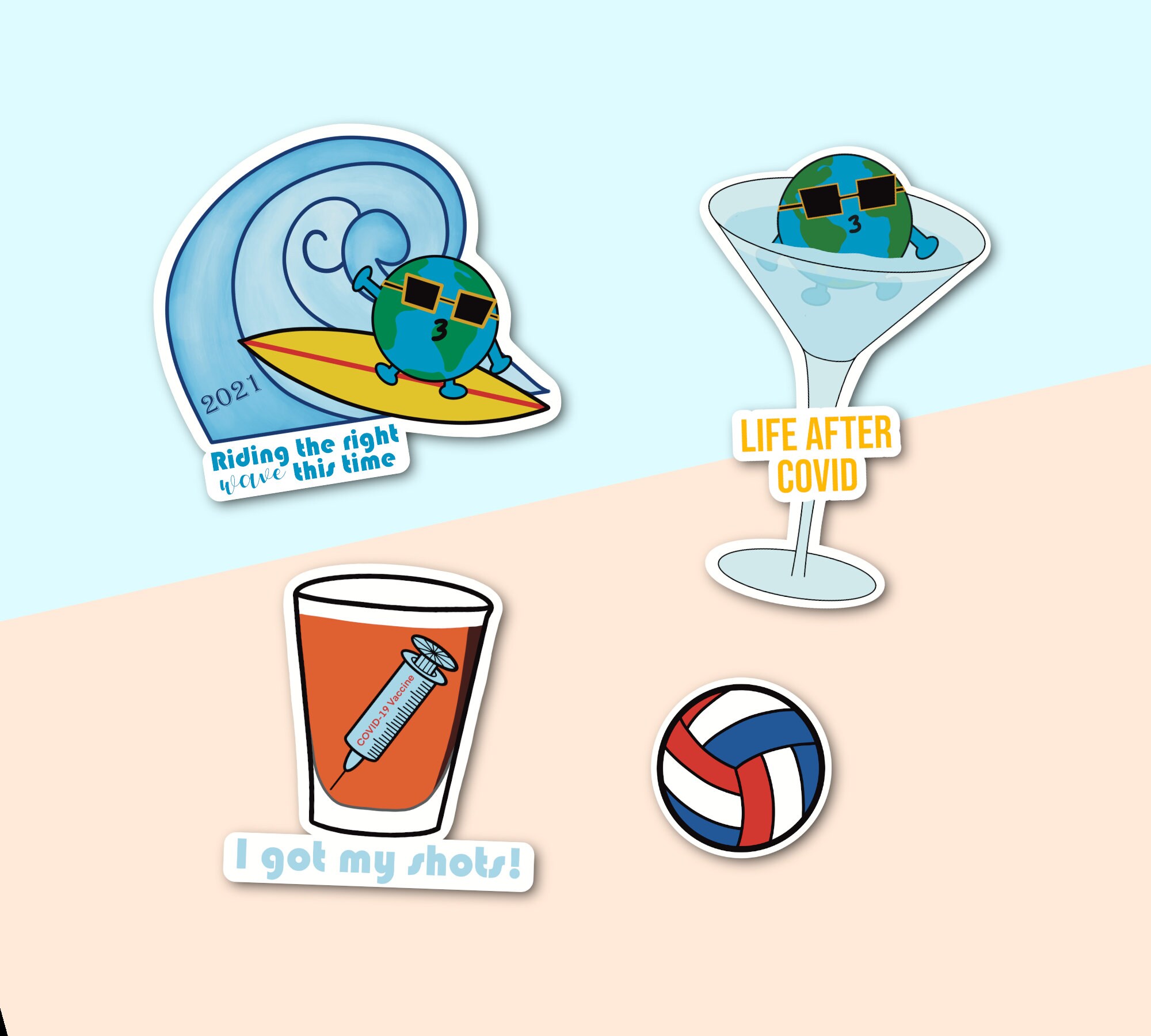 Life After Pandemic Sticker Sheet Life After Covid Journal - Etsy