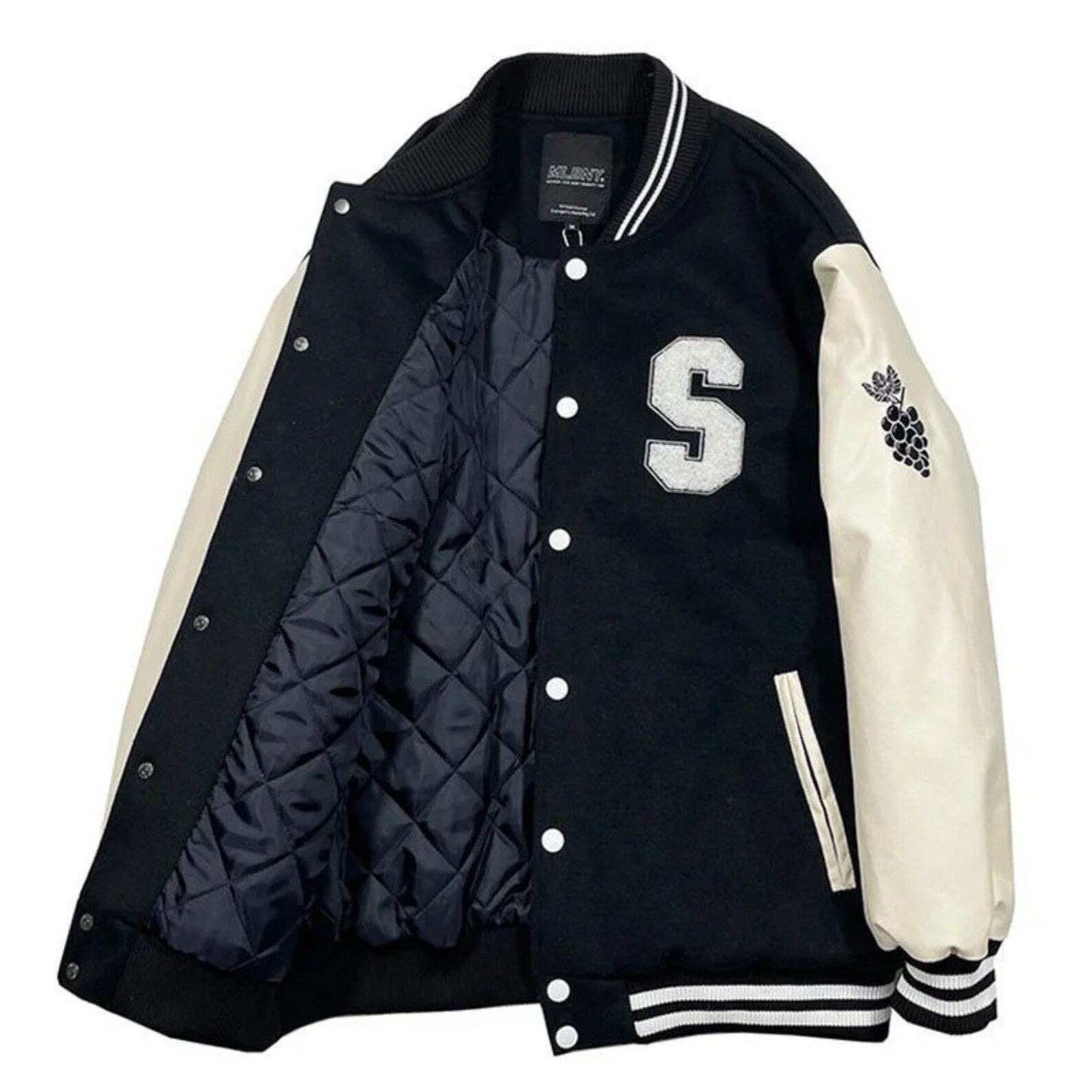 Y2K Fashion Patch Varsity Bomber Jacket - Etsy