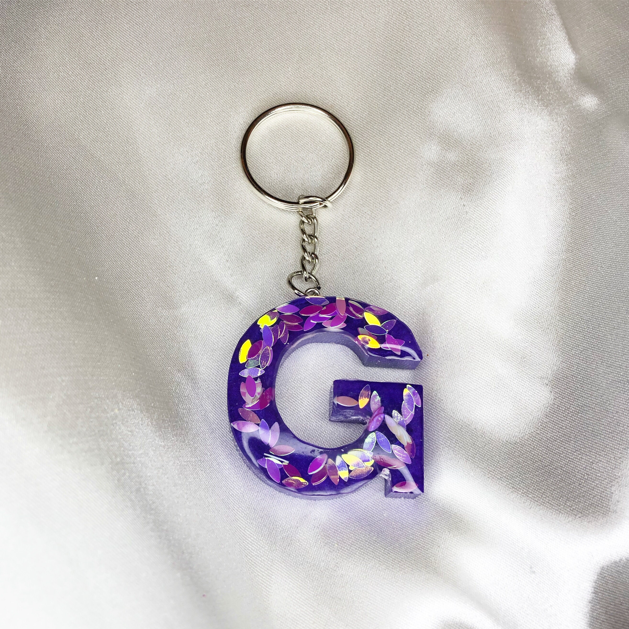 Personalised Letter Keyrings - Etsy