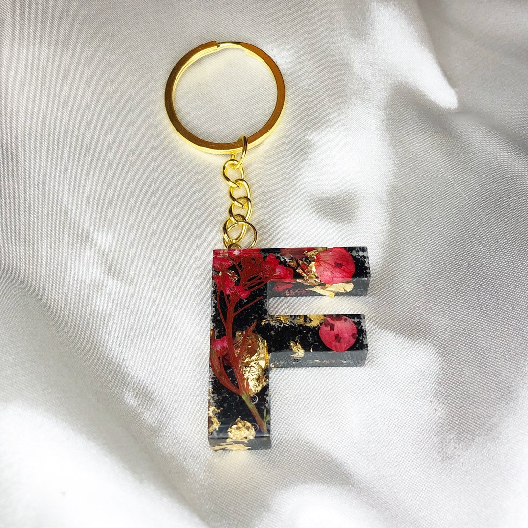 Personalised Letter Keyrings - Etsy