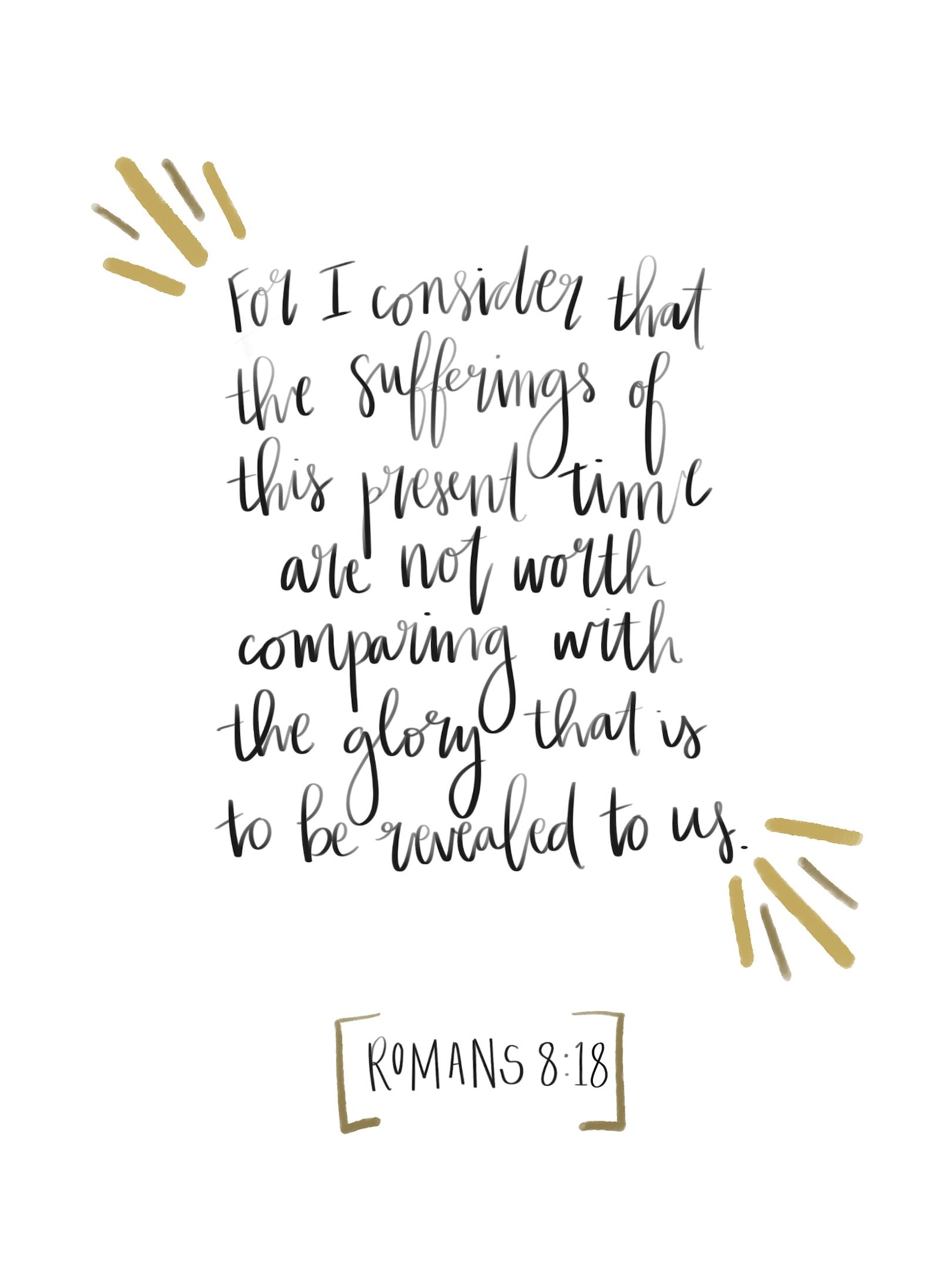 Romans 8:18 - Etsy