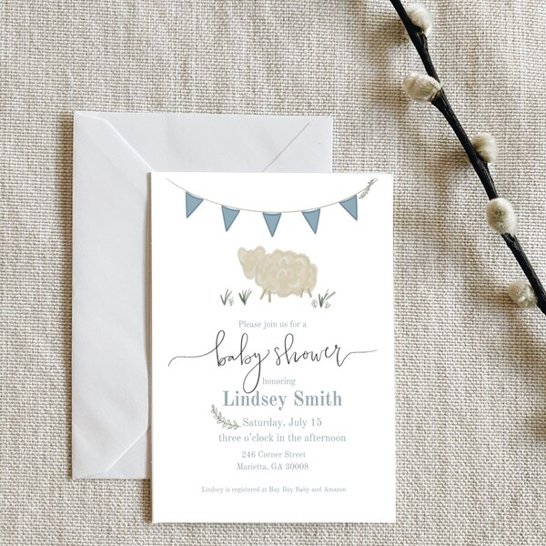 Sheep Baby Shower - Etsy