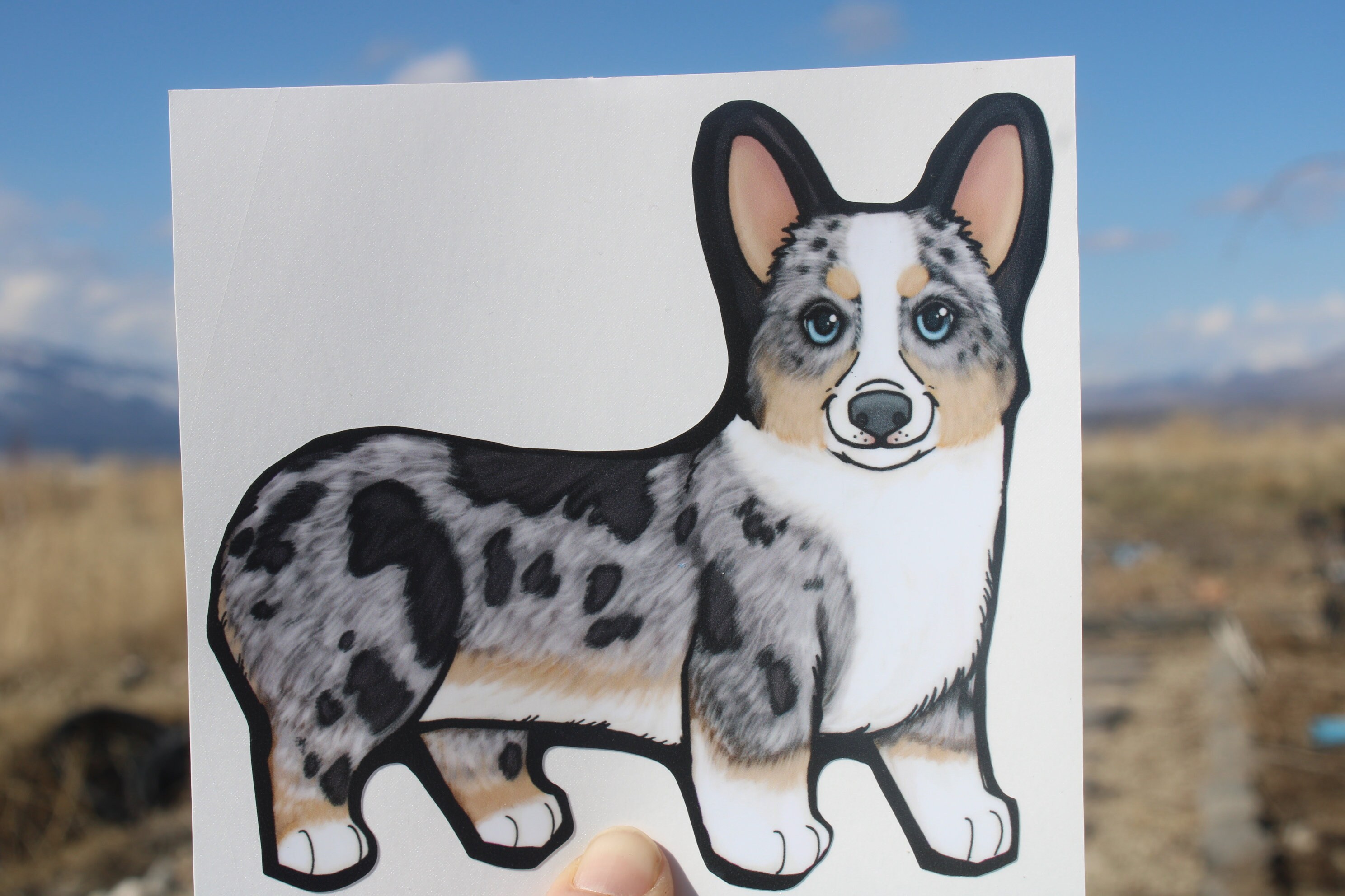 Corgi Vinyl Sticker for Cars, Trucks, Laptops: Gift for Dog Lovers, Vet ...