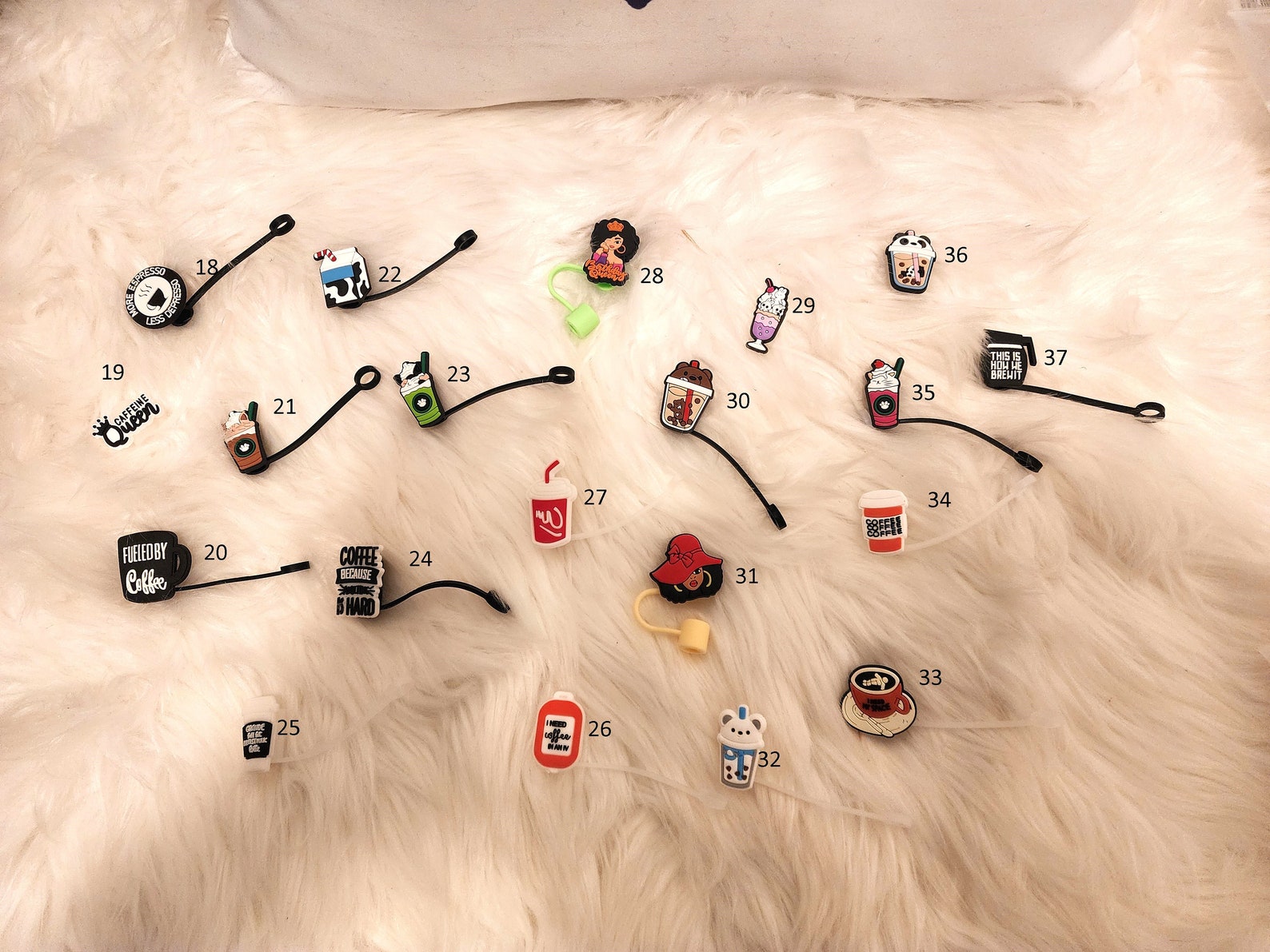 Straw Toppers Simple and Modern Tumbler Straw Covers - Etsy