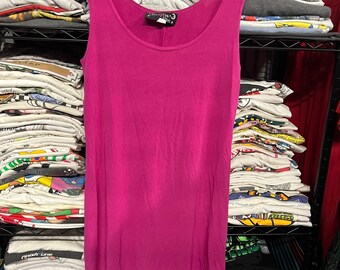 Magenta Tank Dress - Etsy
