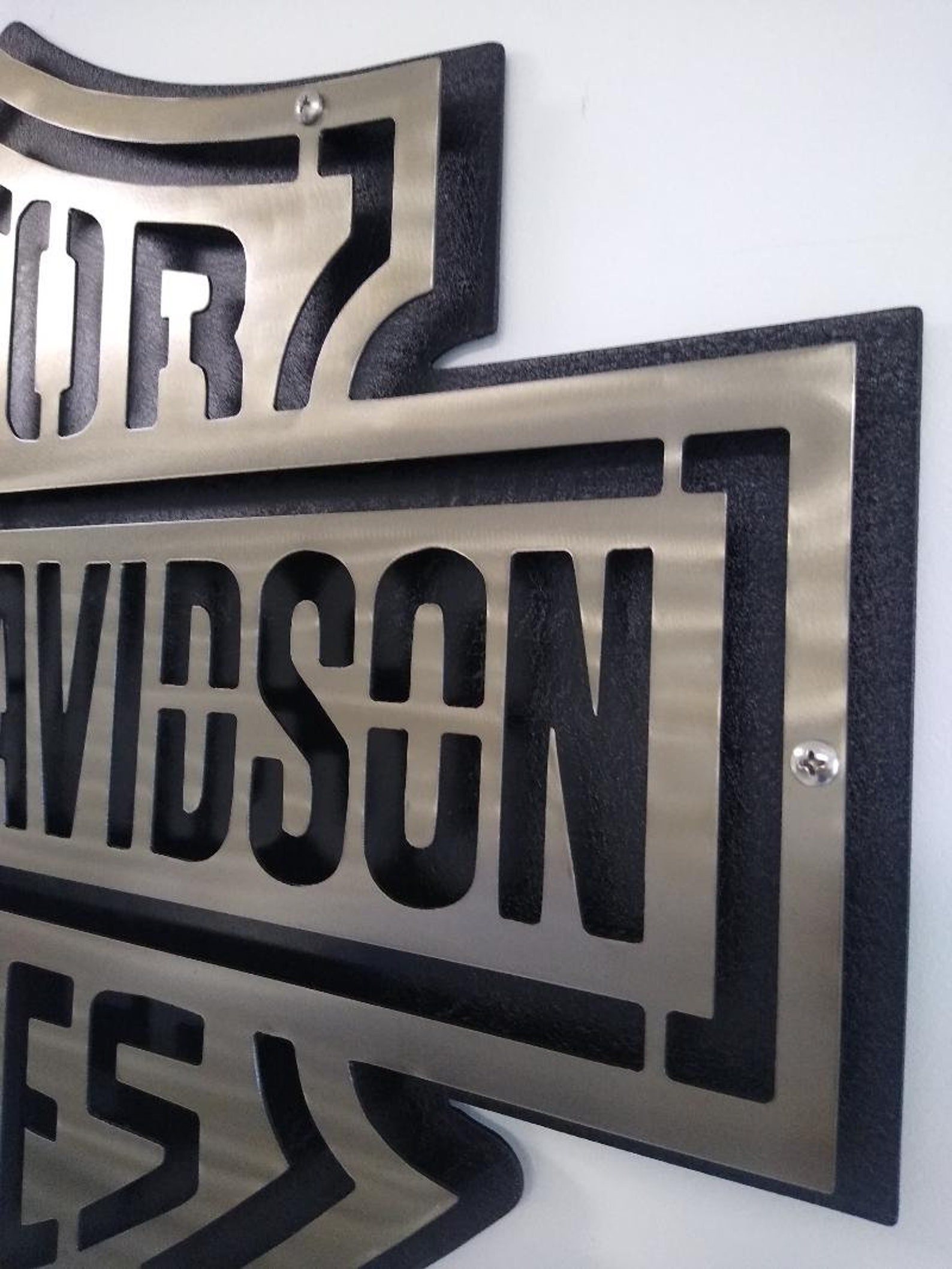 Harley Davidson Metal Sign Harley Davidson Metal Wall Art Etsy España