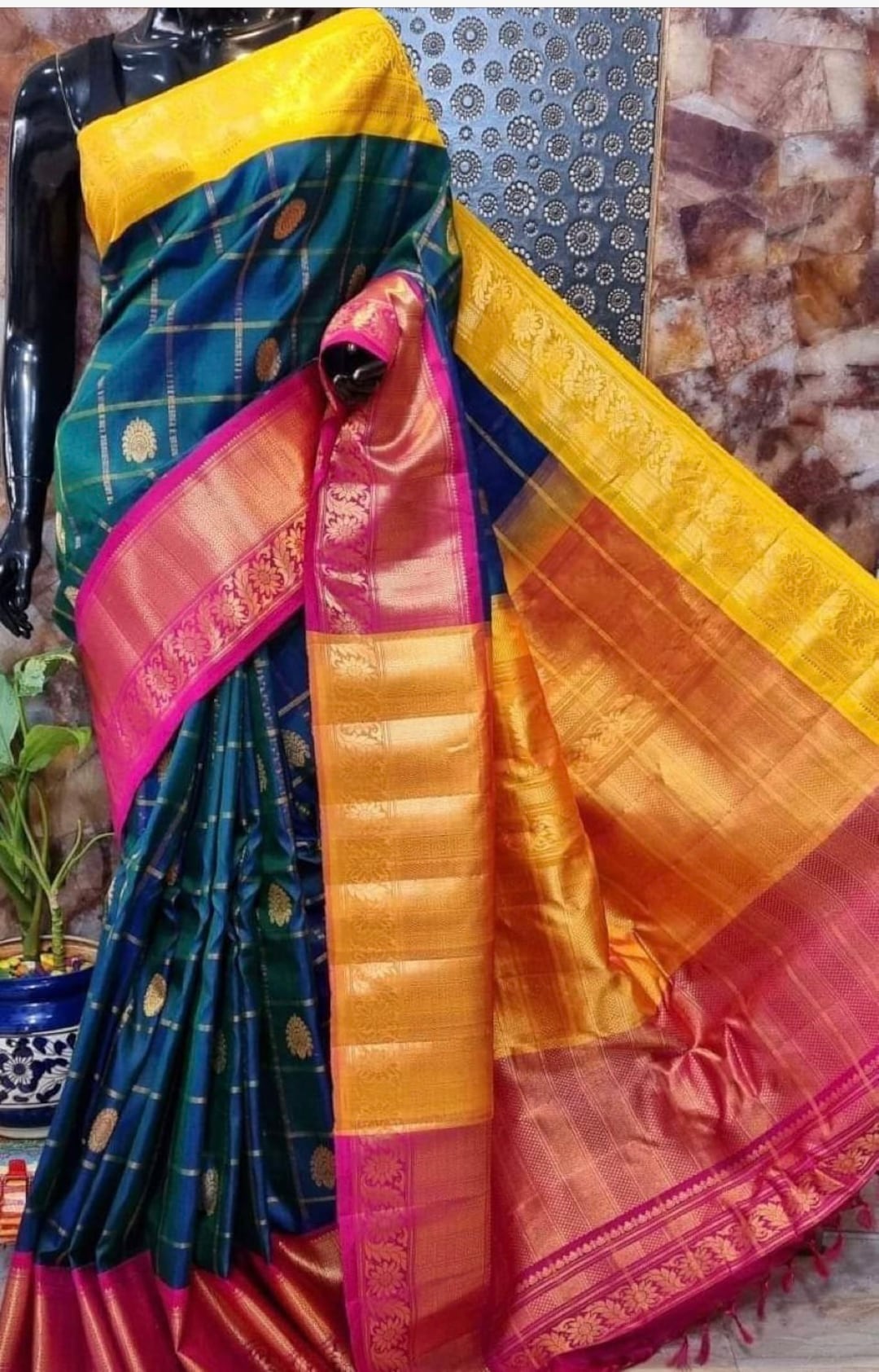 Gadwal Silk Saree - Etsy