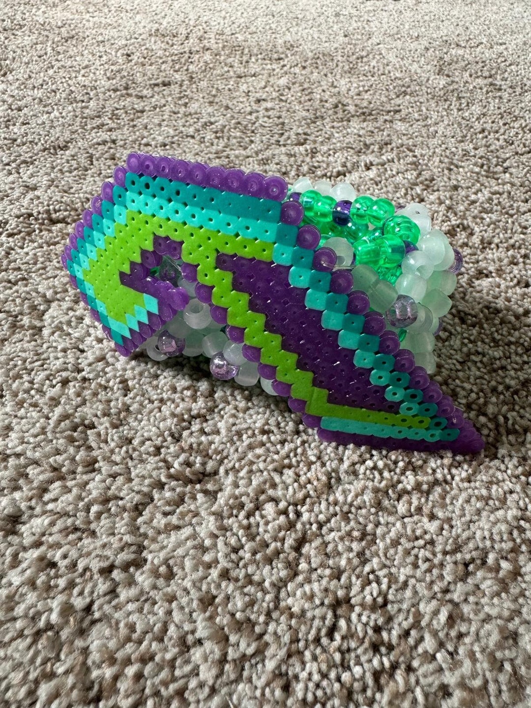 Anjunabeats Logo Perler Kandi Bracelet Cuff - Etsy