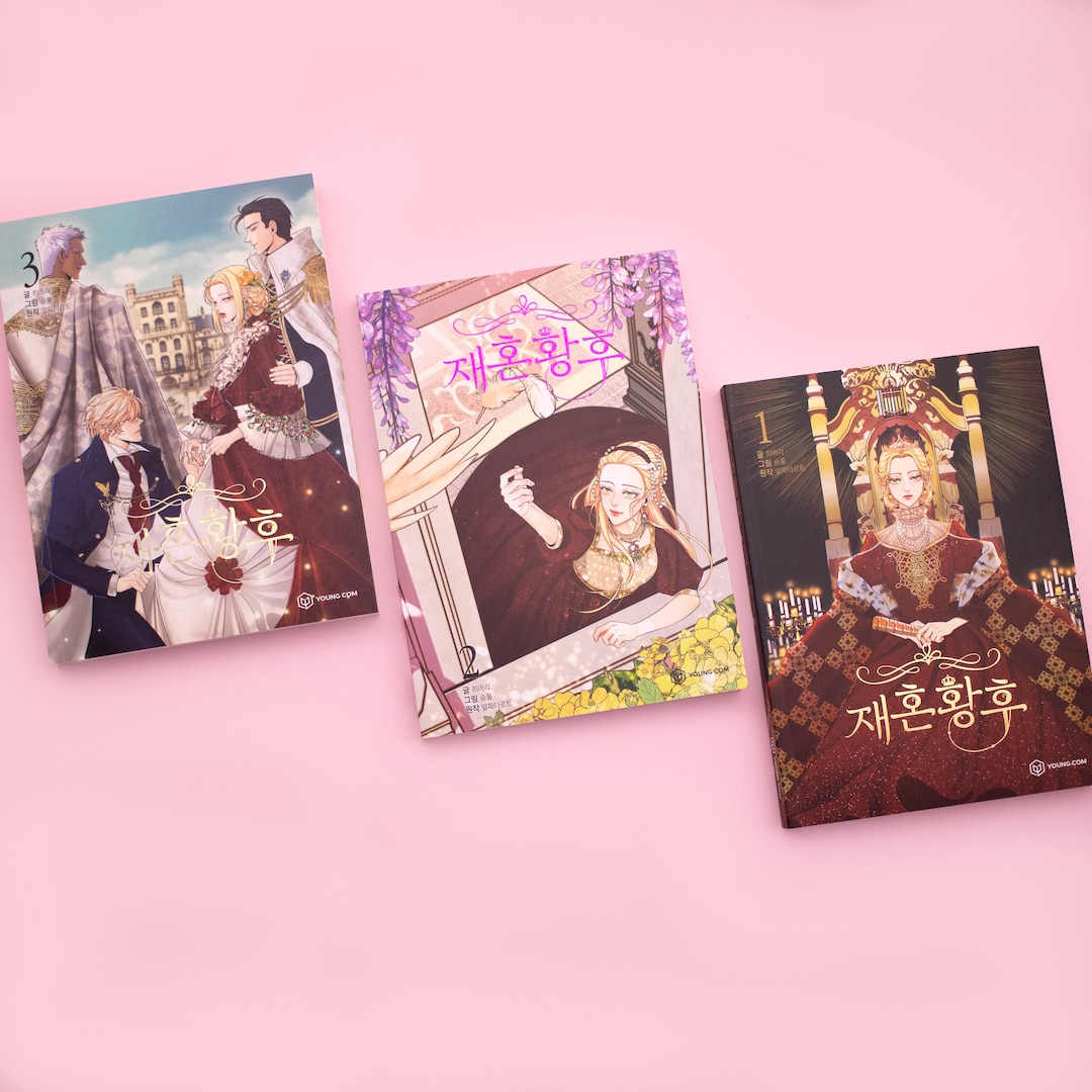 The Remarried Empress Korean Comic Korean Webtoon Premium Manga Set - Etsy