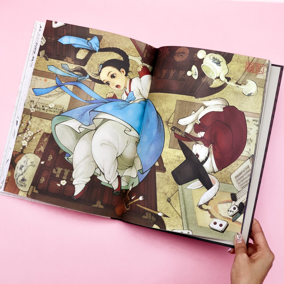 Hanbok Fantasy Coloring Book Korean Book Soo and Carrots - Etsy