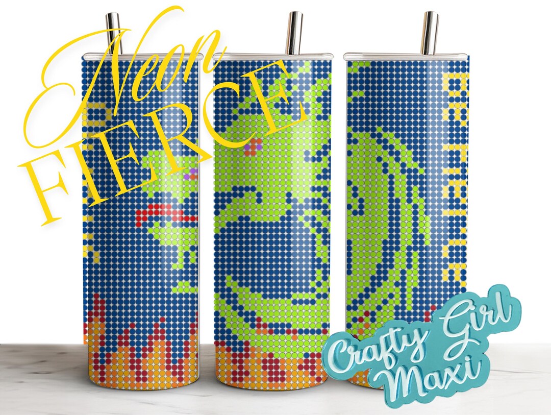 Neon Fierce is a Fire Dragon Design. Digital Download and Printable ...