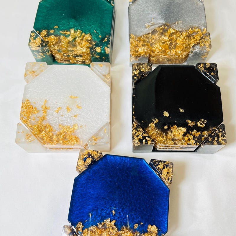 Agate Coasters - Etsy